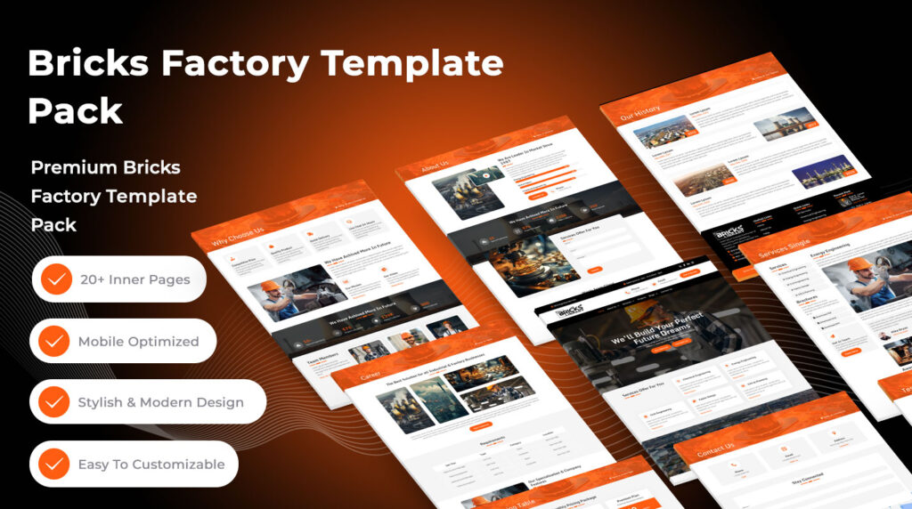 Bricks Factory Template Pack - Bricks Library Plus