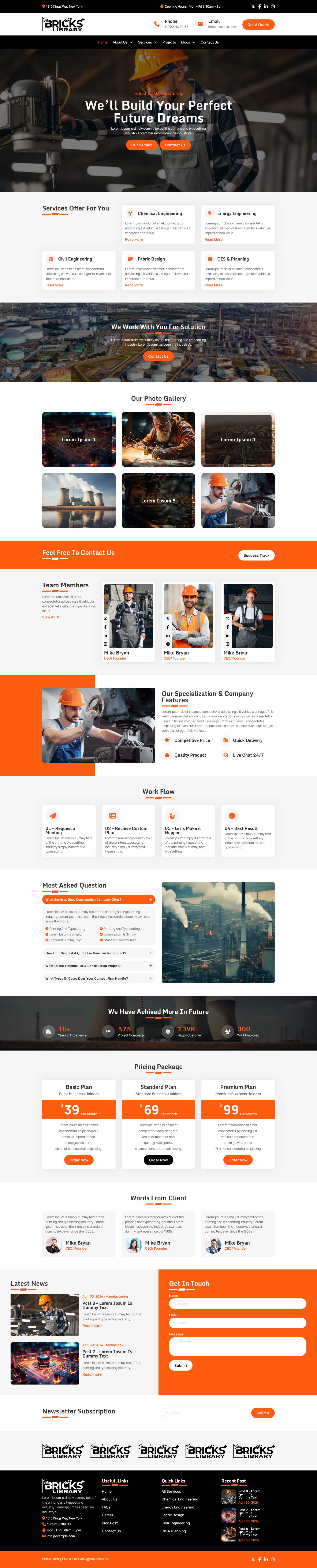 Bricks Factory Template Pack Bricks Library Plus