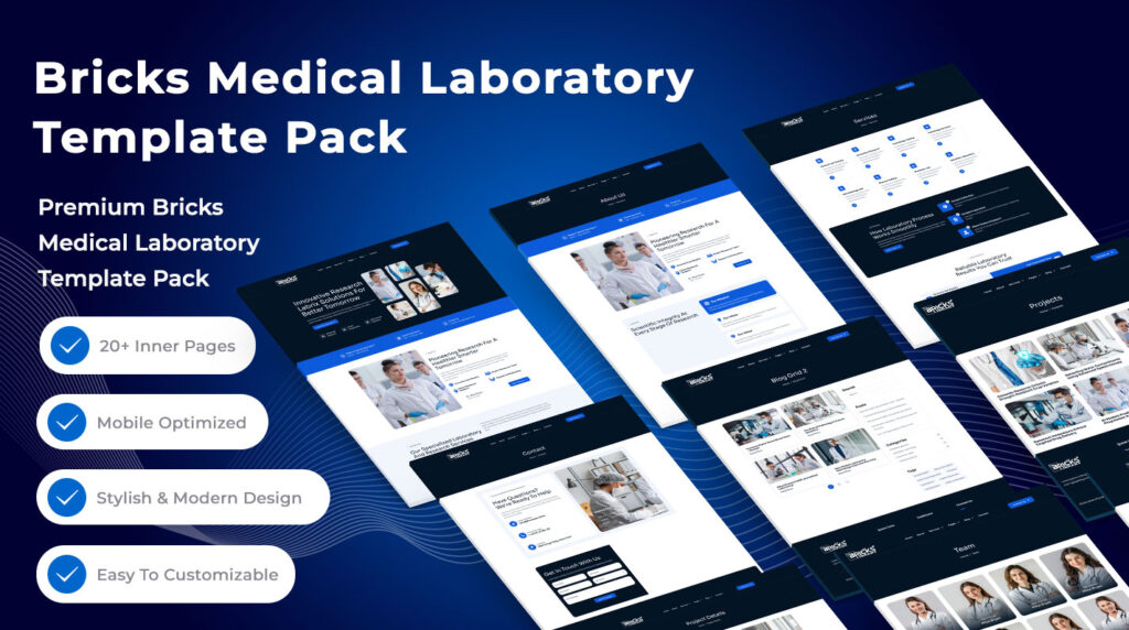 Bricks Medical Laboratory Template Pack - Bricks Library Plus